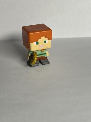 Minecraft Mini-Figures 1" Alex w/ Pickaxe Mini Action Figure Mattel ...