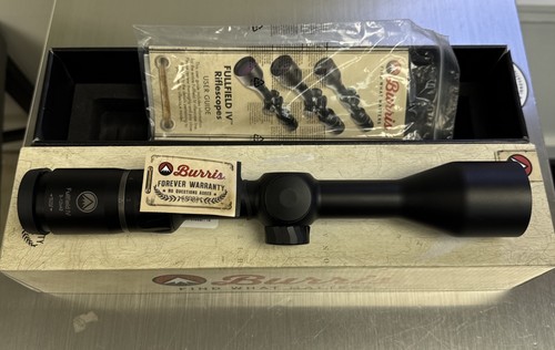 Burris Fullfield IV Riflescope 3-12x42 mm Long-Range MOA Reticle, Black ...