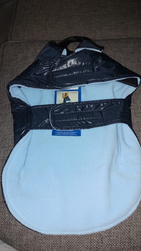 Casual Canine Snow Puff Vest Dog Navy Blue Size S/M NWT | eBay