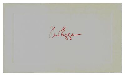 RARE! “Anthropology Pioneer" Dr Fred Eggan Hand Signed 3X5 Card | eBay