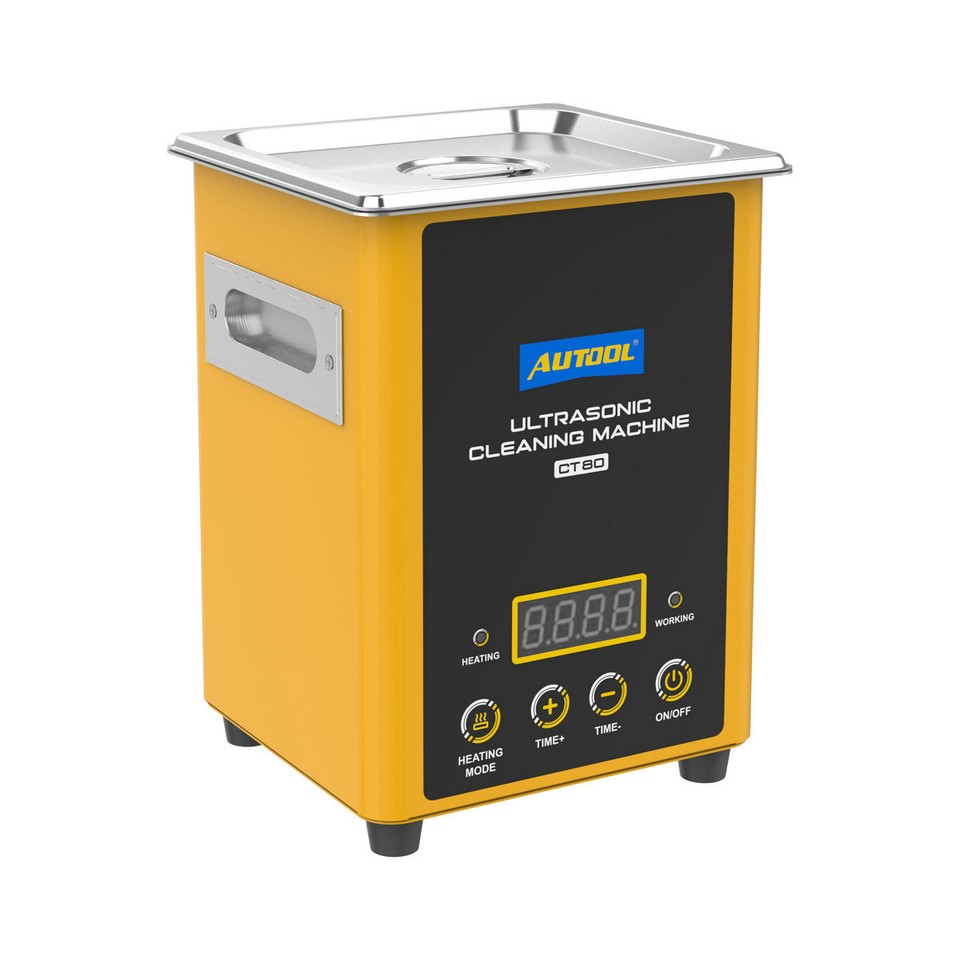 AUTOOL CT80 Diesel Fuel Injector Cleaner Ultrasonic Heating Cleaning ...