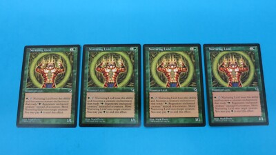 4x NURTURING LICID SUMMON TEMPEST MTG MAGIC THE GATHERING NM / UNPLAYED ...
