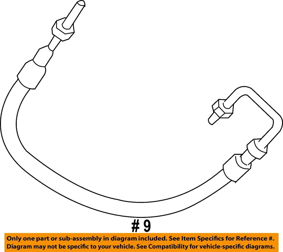 GM OEM 05-13 Corvette Steering Gear Linkage Pump Hoses-Pressure Hose ...
