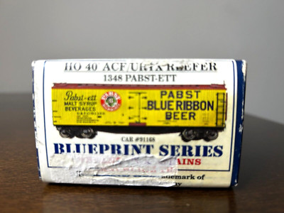 BRANCHLINE #1348 Pabst-Blue Ribbon Beer 40' ACF Wood Reefer #91168 KIT ...