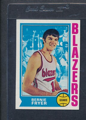 1974/75 Topps #003 Bernie Fryer Blazers NM *993 | eBay