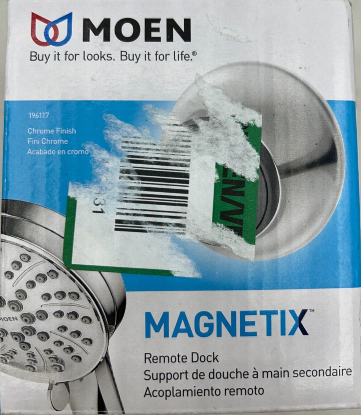 MOEN Magnetix Remote Cradle for Handheld Shower in Chrome | eBay