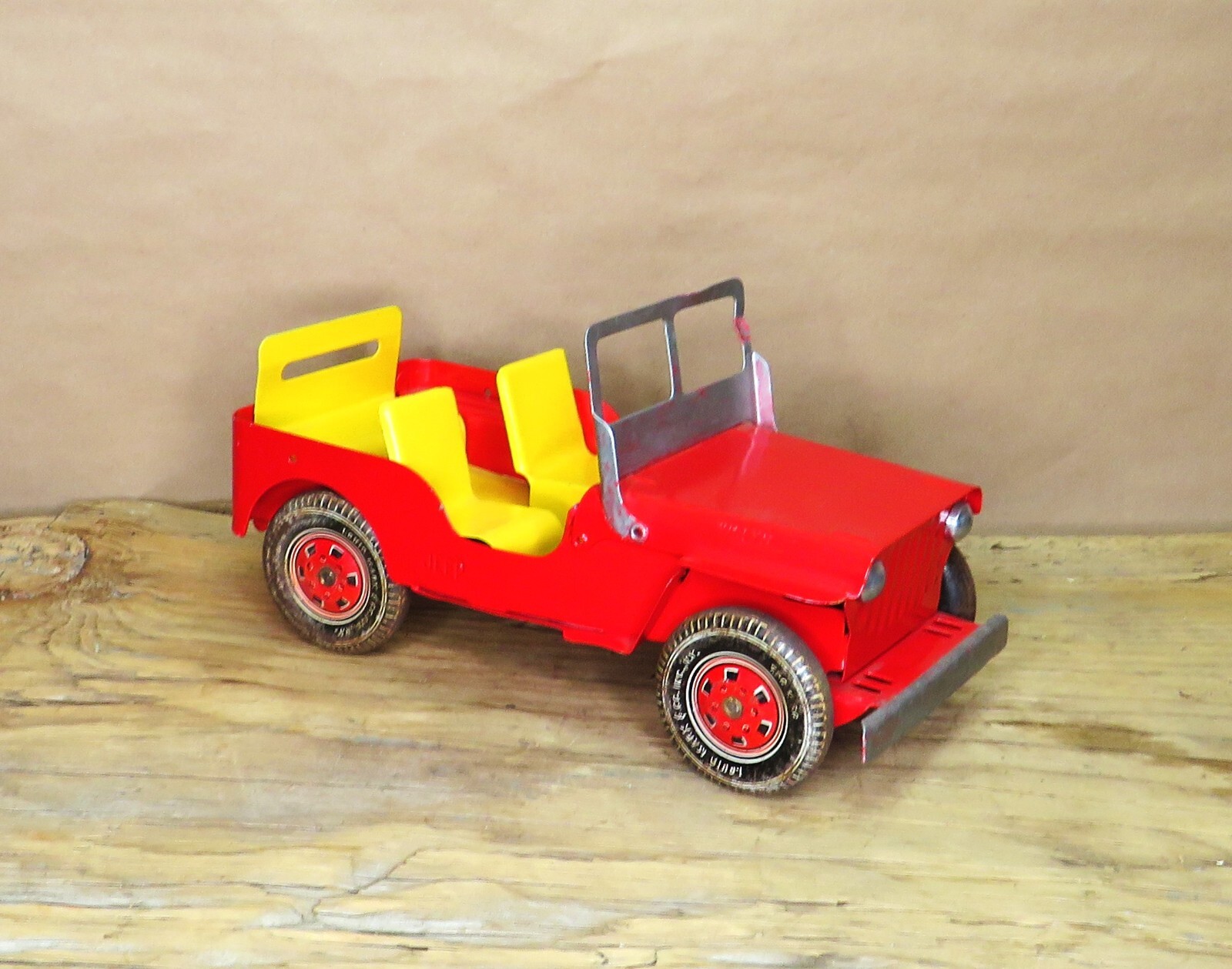 1940s MARX Pressed Steel Willys Jeep w Fold Down Windshield | eBay