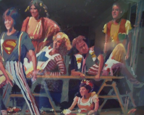 ORIGINAL GODSPELL ARTWORK : Set/Costume Design Painting Broadway Ca ...