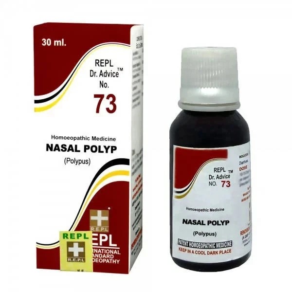 REPL Dr. Advice No.73 Nasal Polyp Drop 30 ml | Homeopathic Nasal ...