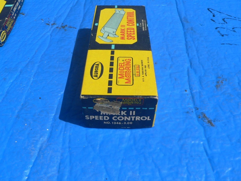 Aurora MODEL MOTORING THUNDERJET 500 1348 MARK 1 1 SPEED CONTROL TRACK ...