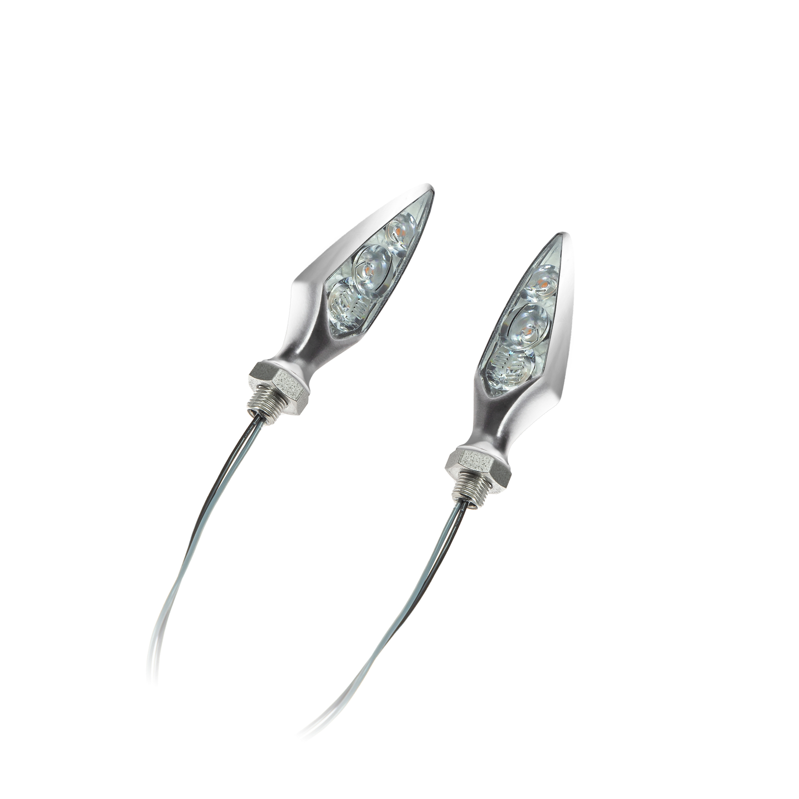 Kellermann Rhombus S Extreme LED Chrome Clignotant Arrière Noir Paire De | eBay