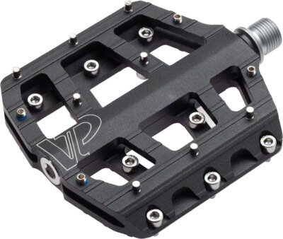 VP Components Vice Trail Pedals - Platform, Aluminum, 9/16", Black | eBay