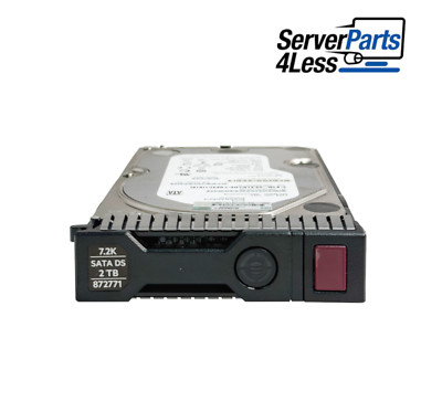 872771-001 HPE 2TB SATA 6G 7.2K LFF SC DS HDD 872489-B21 871332-002 | eBay