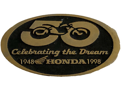 Vtg Honda Motorcycles Lapel Pin 1948 1998 50th Anniversary Lapel Pin ...