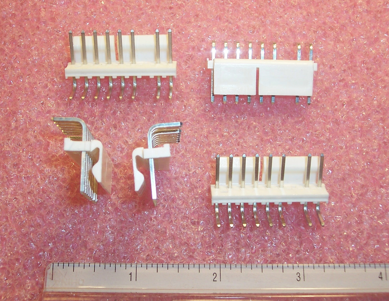 QTY(100) 9 POSITION (8 PIN) R/A FRICTION LOCK HEADERS 3.96mm 26-62-5095 ...