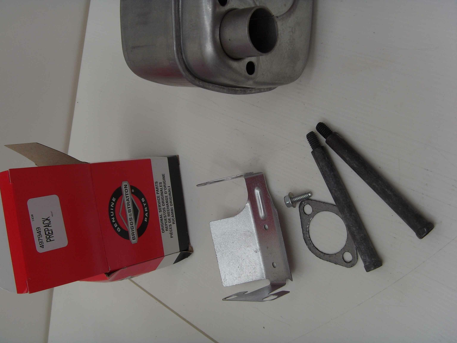 Silencer Muffler Mower Lawn Mower By 10 A 13 HP Briggs & Stratton ...