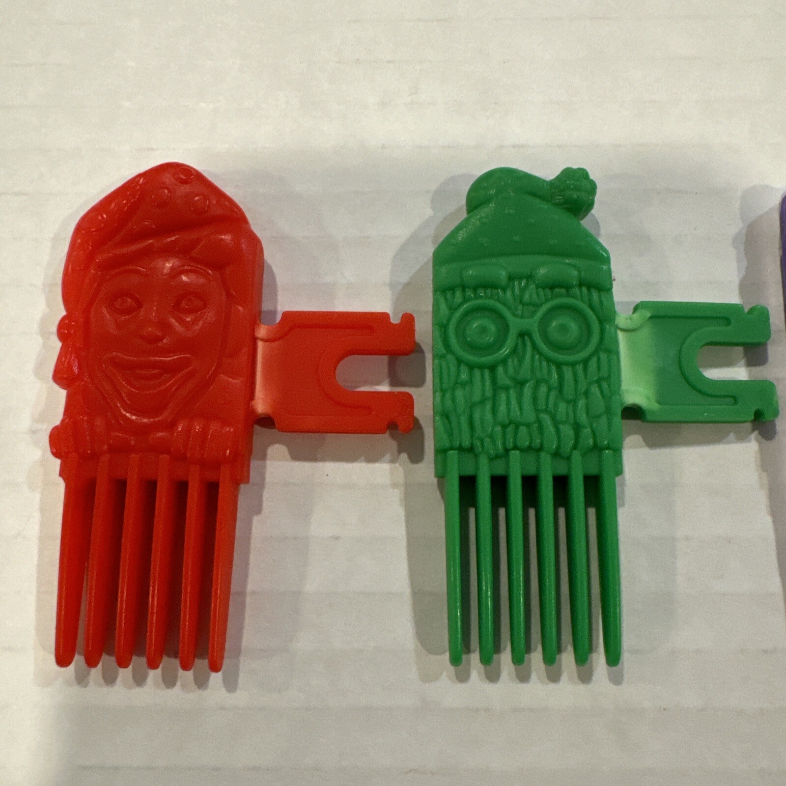 Vintage 1990 McDonald's Happy Meal Expandable Comb Rainbow 5 Sections ...