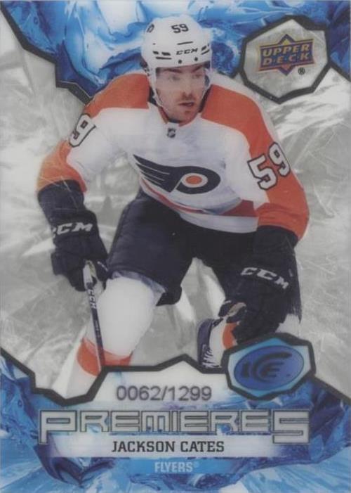 2021-22 Upper Deck Ice - Ice Premieres Jackson Cates #154 /1299 (RC ...