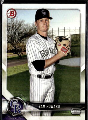 2018 Bowman Paper Sam Howard Colorado Rockies #BP109 3 Card Lot | eBay