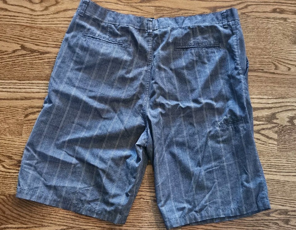 BURNSIDE Shorts Size 40 Men's Blue White Lightweight | eBay