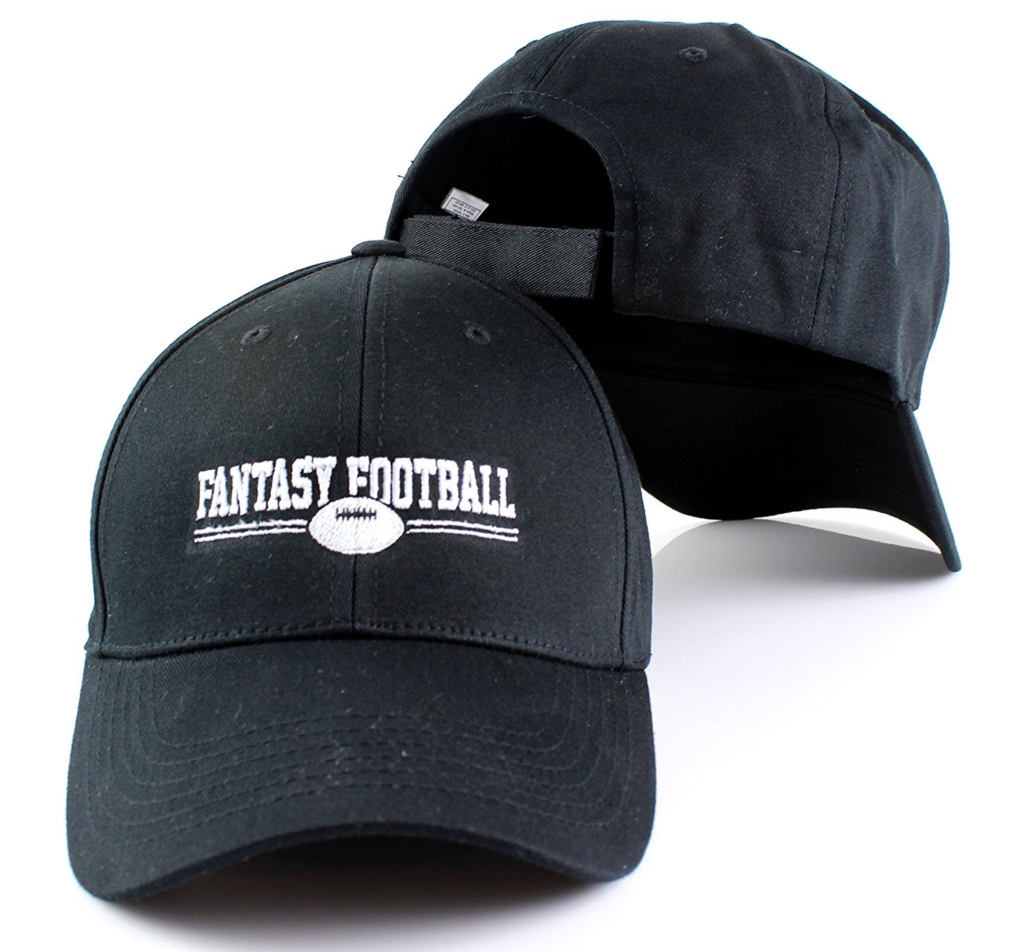 Fantasy Football Cap Hat Black Adult Adjustable Strapback Top Of The ...