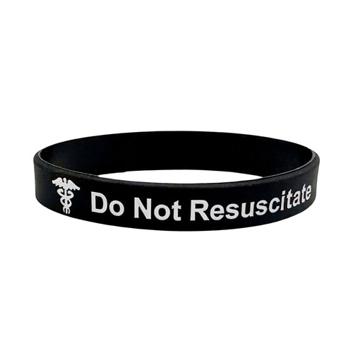 DNR Bracelet Do Not Resuscitate Medical Alert Wristband For Men Women ...