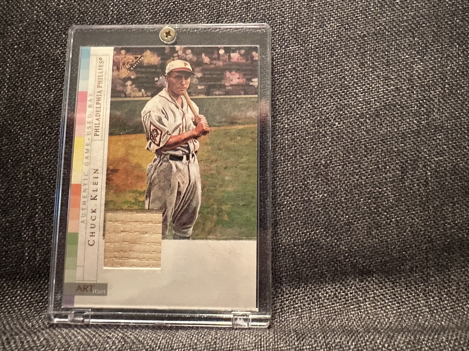 2003 Topps Gallery - Authentic Relics #ARCK Chuck Klein (MEM) for sale ...