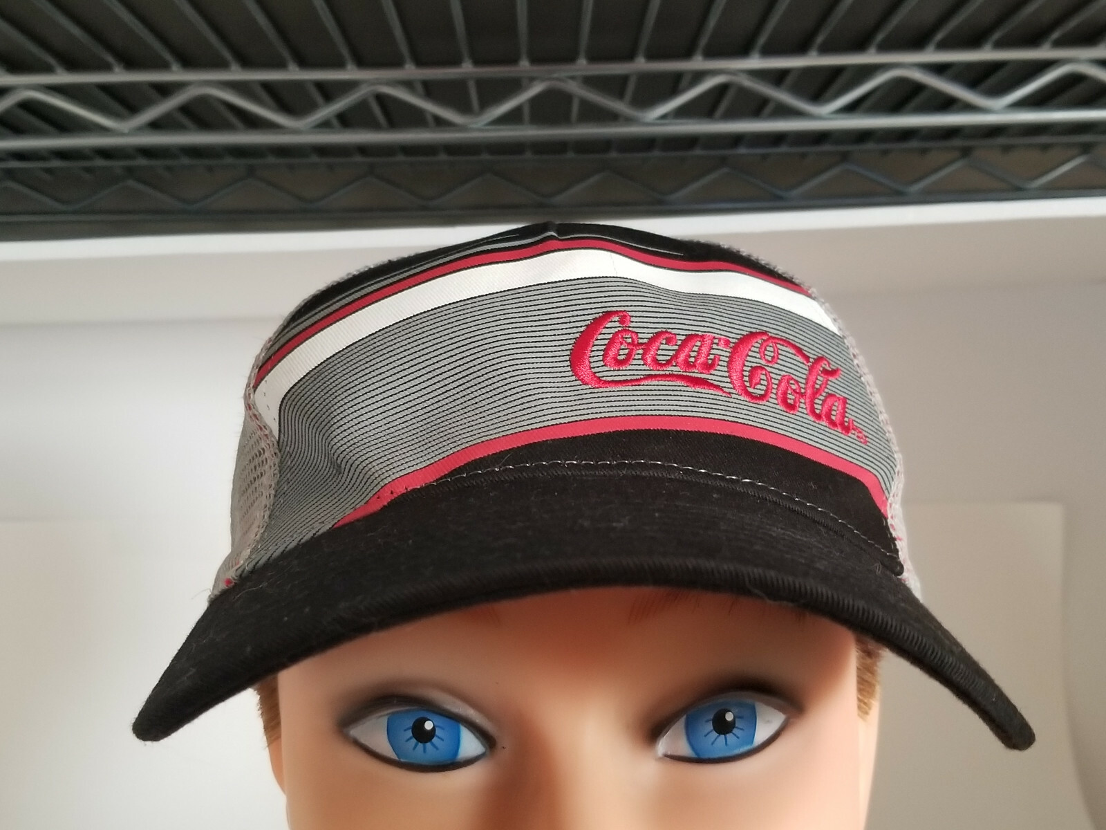 Coca Cola embroidered baseball cap black with red whi… - Gem