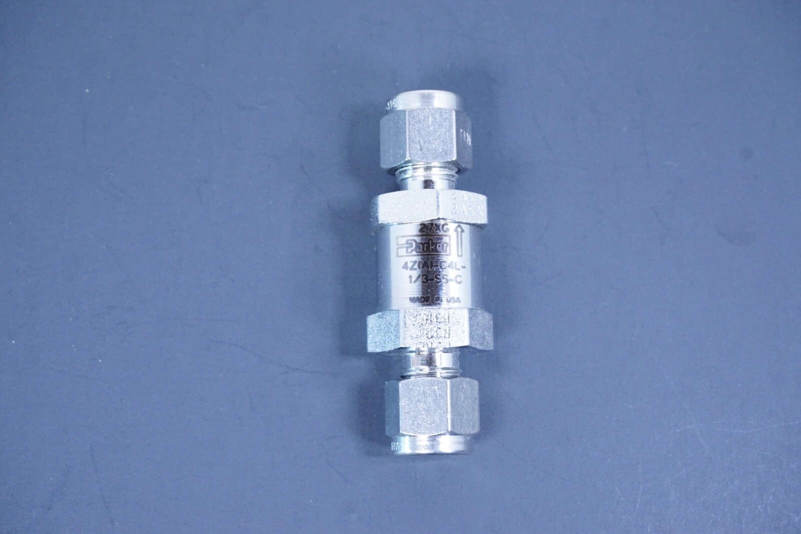 Check valve C series, Parker Hannifin, Stainless, 1/3 PSI, 4Z(A)-C4L-1/ ...