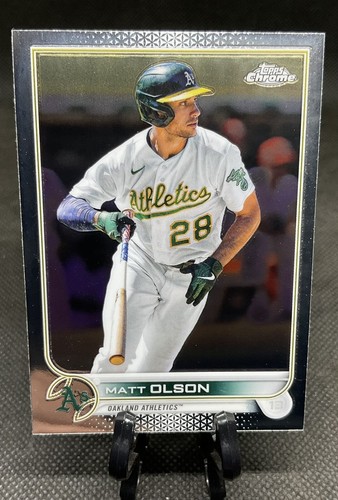 2022 Topps Chrome #148 Matt Olson - Oakland Athletics | eBay