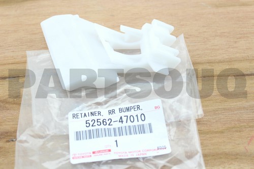 5256247010 Genuine Toyota RETAINER, REAR BUMPER, UPPER SIDE 52562-47010 ...