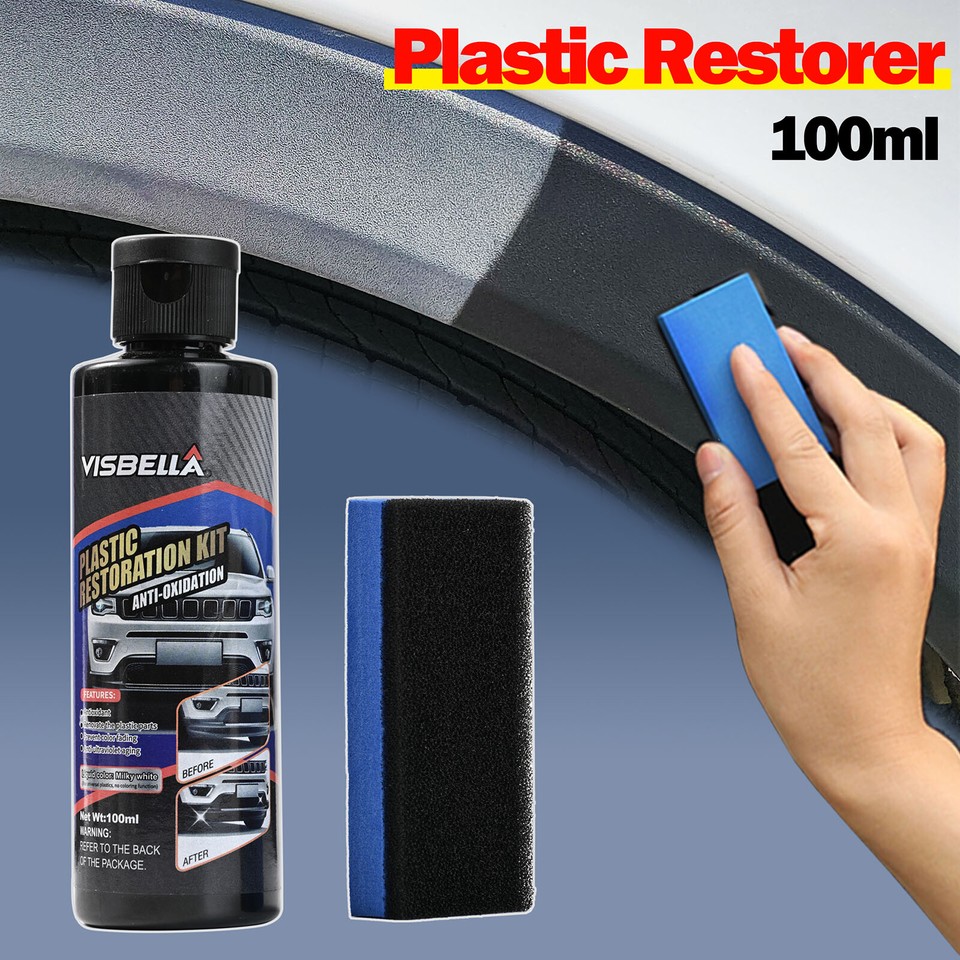 Car Plastic Restorer Trim Restoration 3.4oz Revitalizing Coating Agent ...