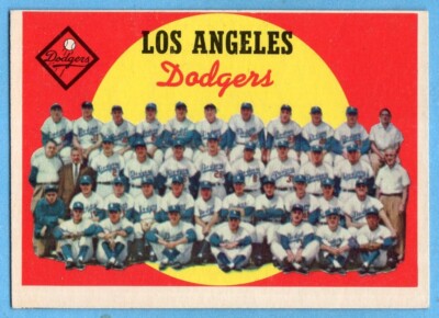1959 Topps #457 Dodgers Checklist EX/EX+ Sandy Koufax Drysdale A7680 | eBay