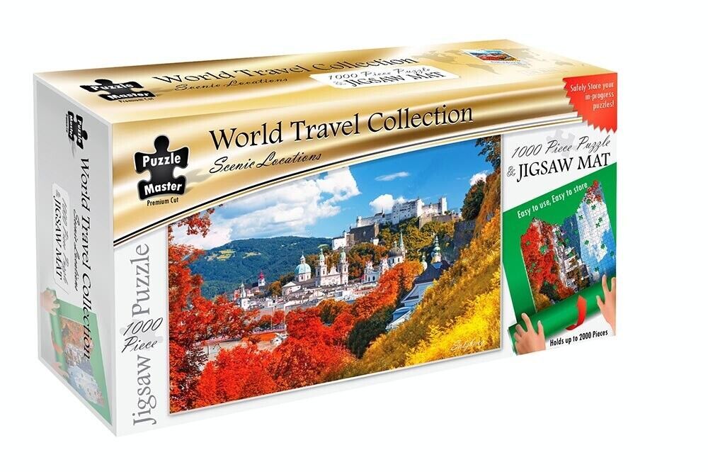 Salzburg World Travel Collection Gold Series Jigsaw Puzzle with Puzzle ...