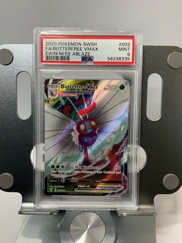 2020 Pokemon SWSH # 002/189 FA/Butterfree VMAX Darkness Abaze PSA 9 GEM ...