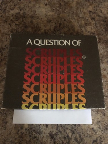 A Question of Scruples Vintage 1984 The Game of Moral Dilemmas PARTY ...