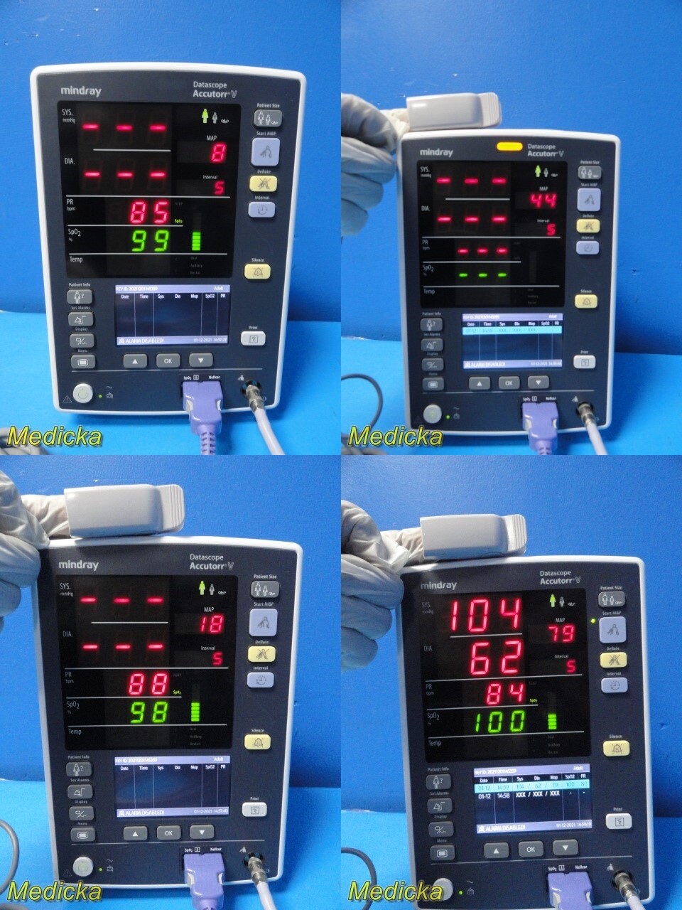 Mindray DataScope Accutorr V Patient Monitor Sp02 NIBP for sale online ...