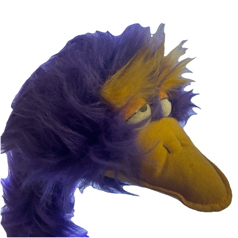vintage Kings Land Purple Doozy Bird Marionette Walking String Puppet ...