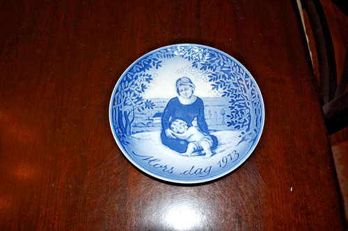 1973 Georg Jensen Mars Dag Made in Denmark Mothers Day First Issue | eBay