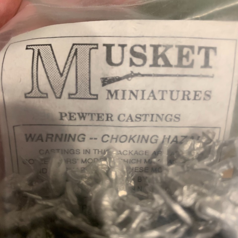 Musket Miniatures, Pewter, American Civil War, Infantry Pack, CWS01 ...