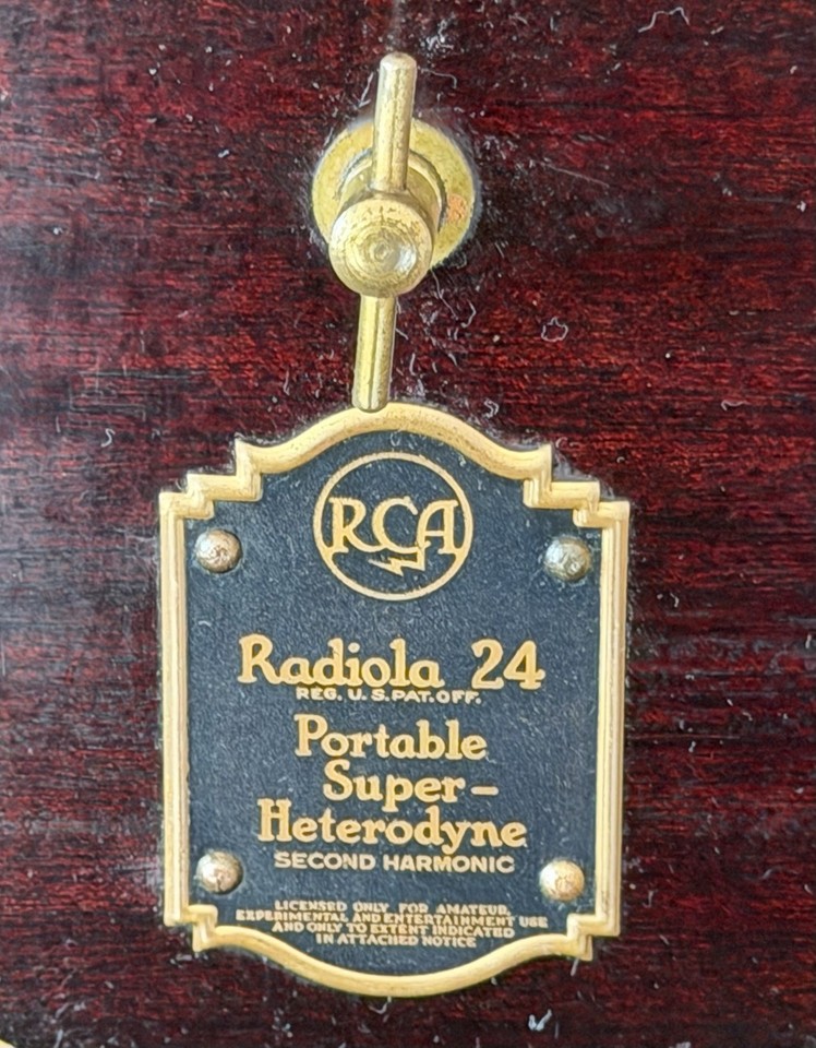 VTG RCA 24 Portable Tube Radio Receiver w/ Tubes | eBay