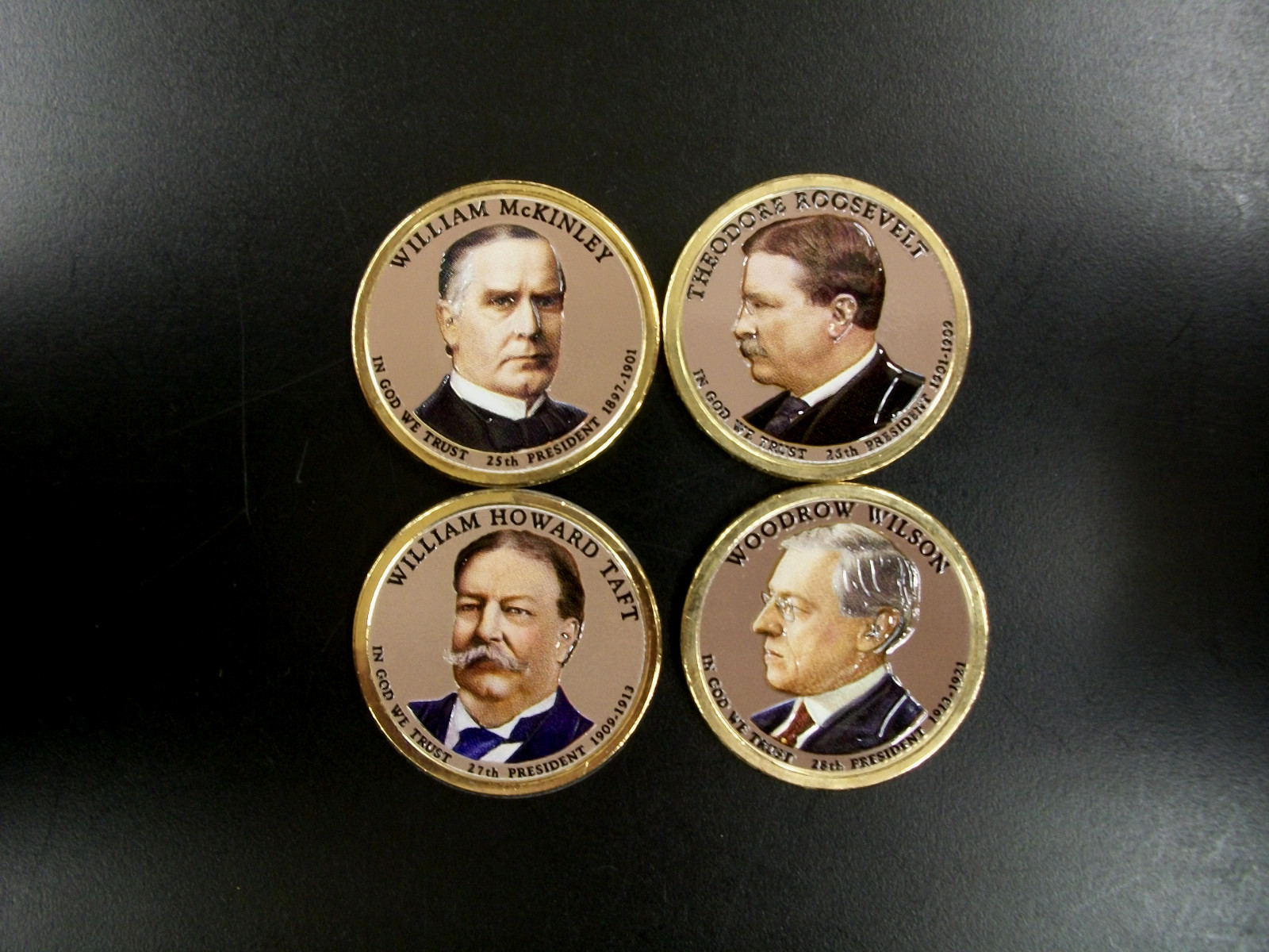 2013 Complete Set of Colorized Presidential Dollars | eBay
