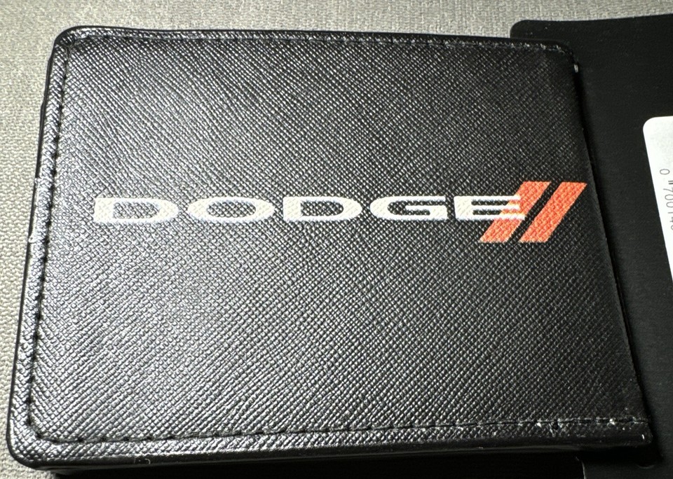 Bi-Fold Wallet - DODGE Two Stripe Emblem Buckle Down Brand Black | eBay
