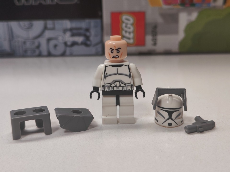 4x Star Wars Clone Trooper Phase 1 w/ Pauldron Kama Custom Lego ...