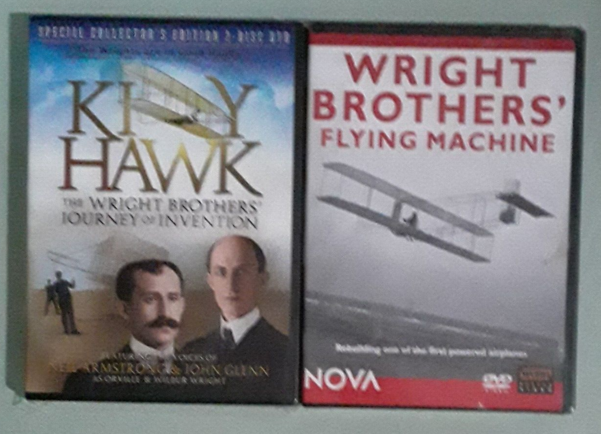 nova WRIGHT BROTHERS FLYING MACHINE KITTY HAWK JOURNEY OF INVENTION DVD ...