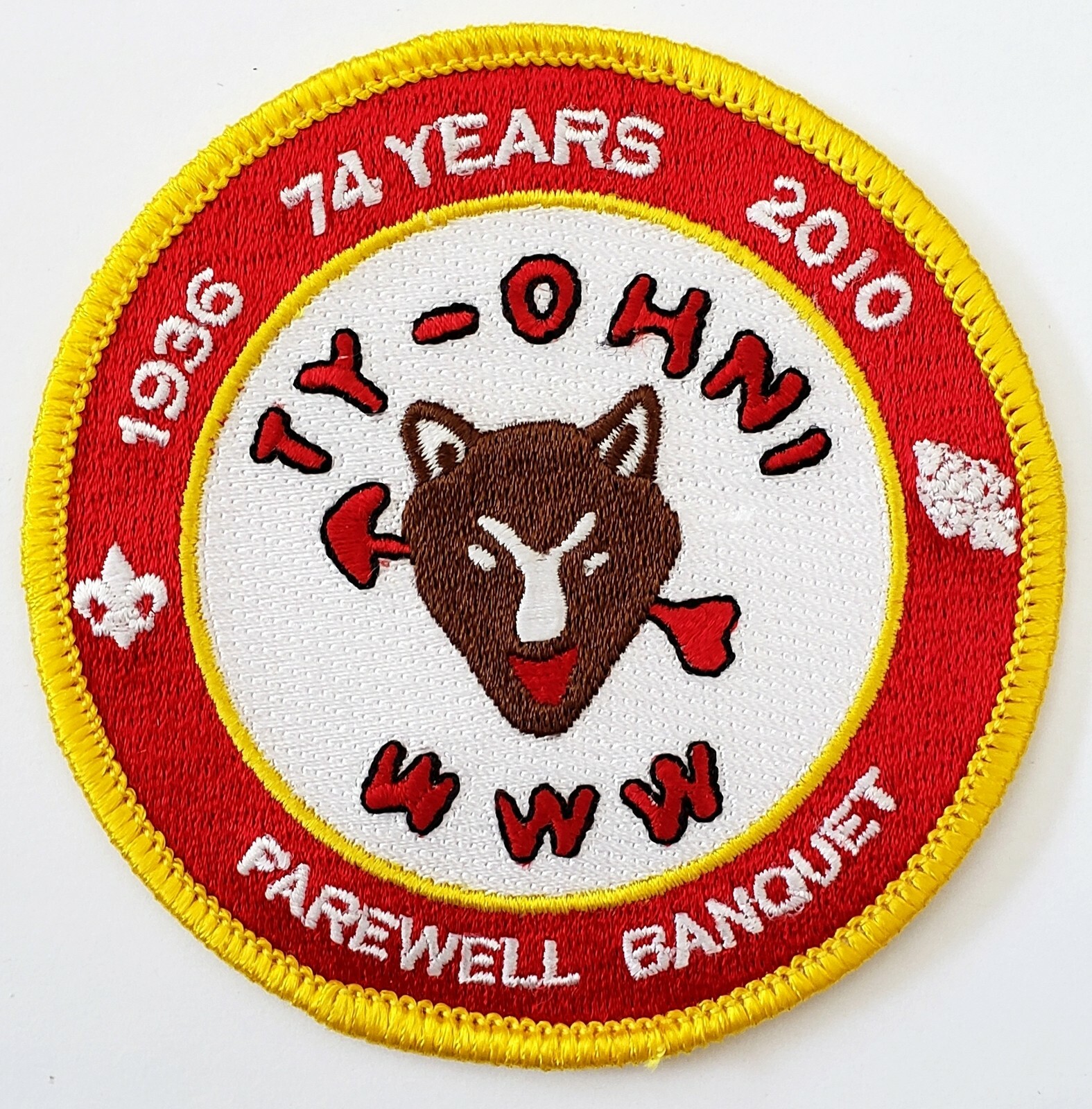 Lodge 95 Ty-Ohni eR2010 Farewell Banquet Pocket Patch OA BSA | eBay