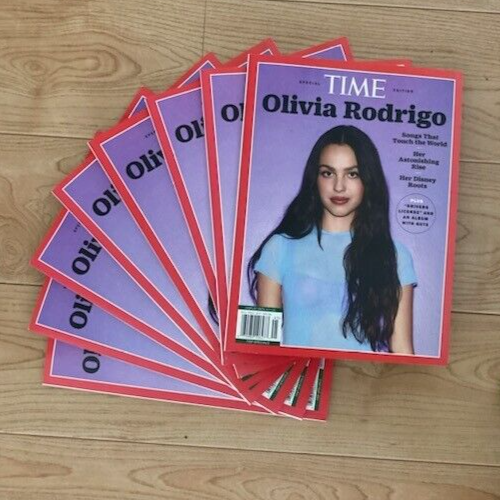 Olivia Rodrigo Special Edition Time Magazine UNREAD BRAND NEW 8 Items ...
