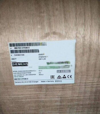 6SE7031-0TE60-Z NEW SIEMENS 6SE7 031-0TE60-Z SIMOVERT MD Inverter unit ...