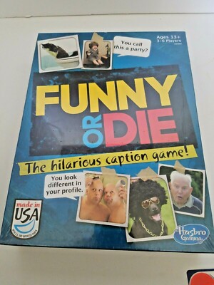 Funny or Die -The Hilarious Caption Game New and Sealed Hasbro Gaming ...