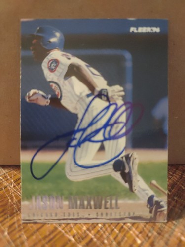 Jason Maxwell Autographed 1996 Fleer Update Tiffany Signed Card #U114 ...